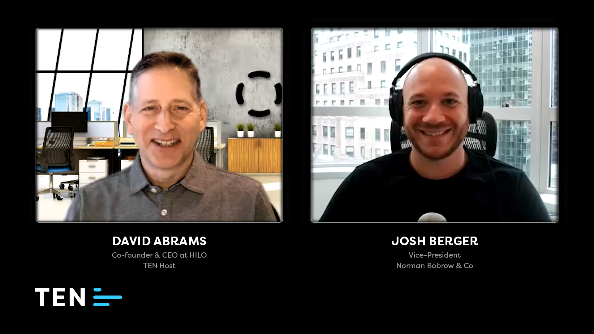 HILO | Josh Berger | VP | Norman Bobrow & Co | Ping pong or conference ...