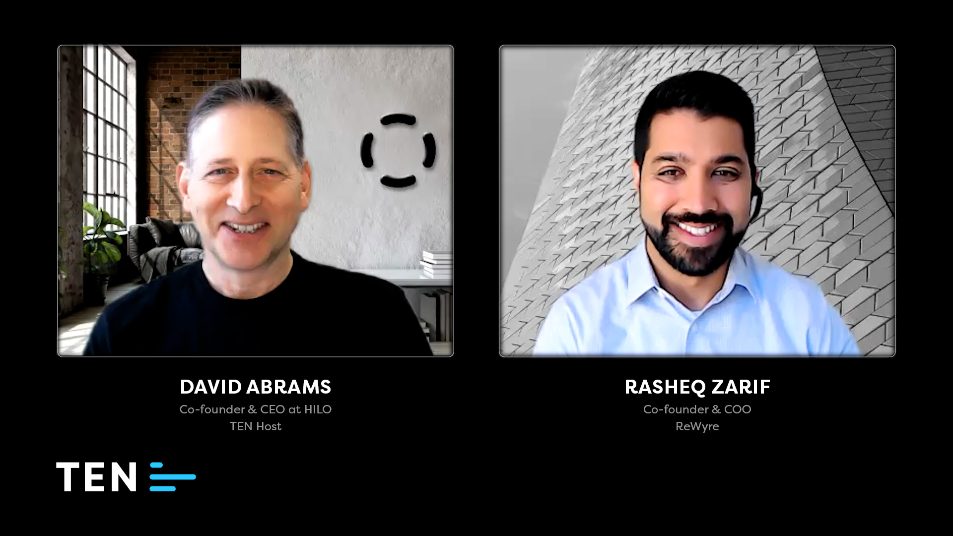 HILO | Rasheq Zarif | Co-founder & COO | ReWyre | Helping ReWyre the ...